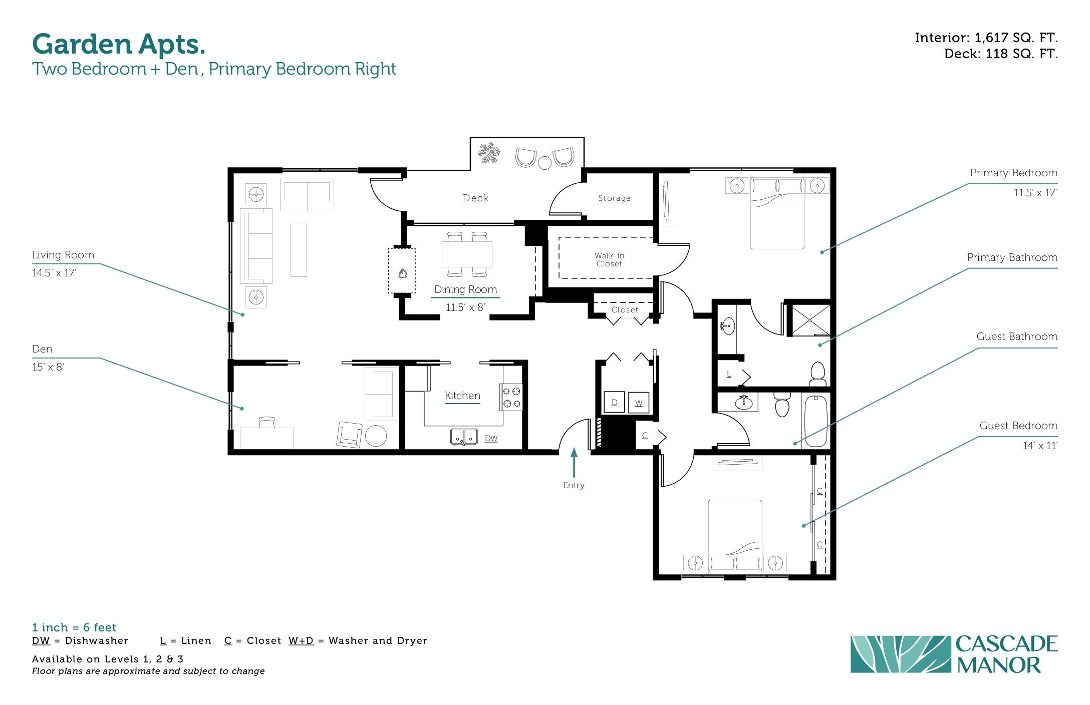 Floor Plans - Cascade Manor